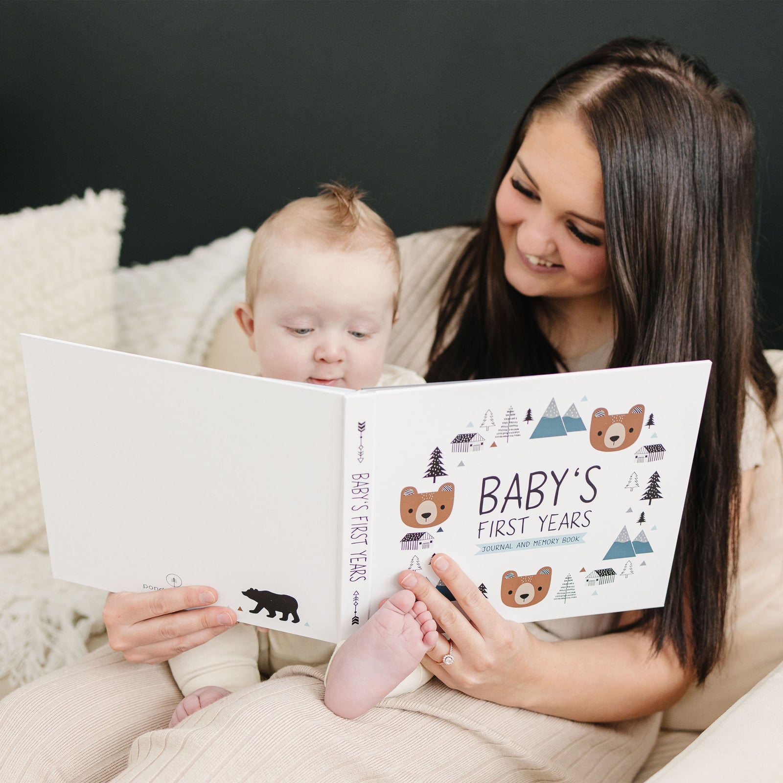 Boys And Girls â Baby Memory Book - Woodland Theme Keepsake Journal For ...